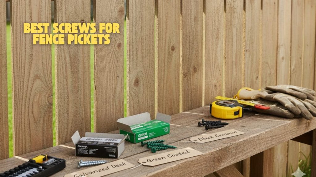 Best Screws for Fence Pickets: Reliable Options
